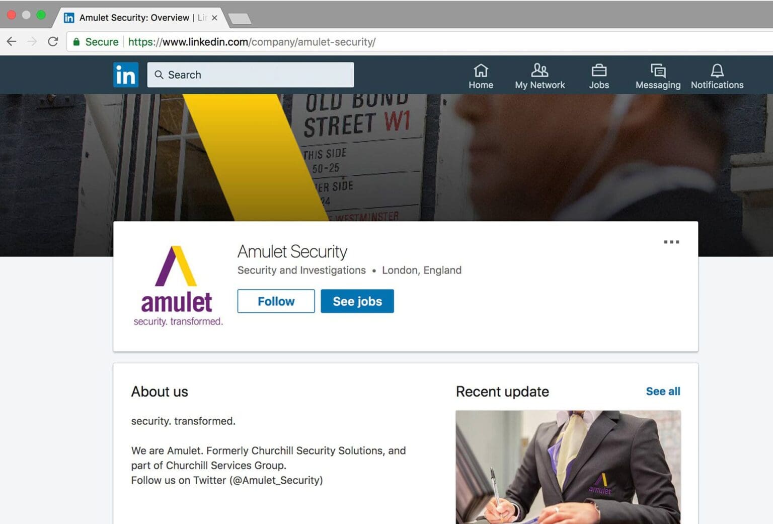 Amulet Launch a LinkedIn Blog